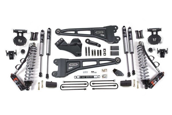 4 Inch Lift Kit w/ Radius Arm - FOX 2.5 Performance Elite Coil-Over ...
