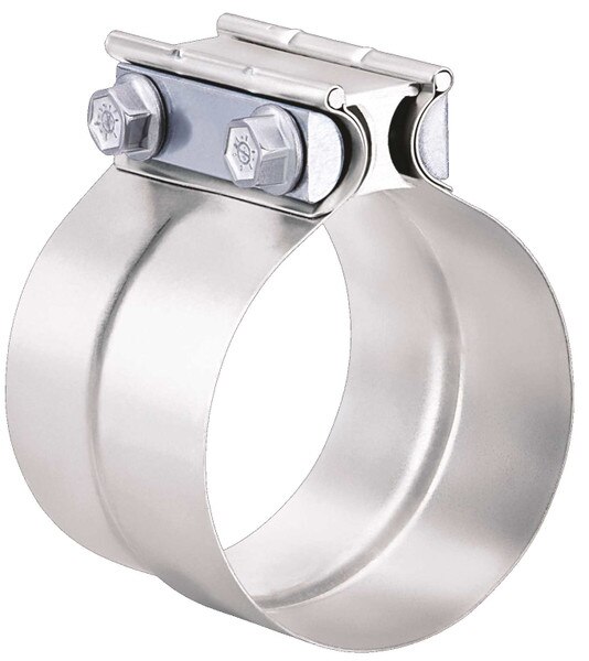 Lap Joint Exhaust Clamp 5.0 Inch Aluminized Steel - Mel's Manufacturing ...