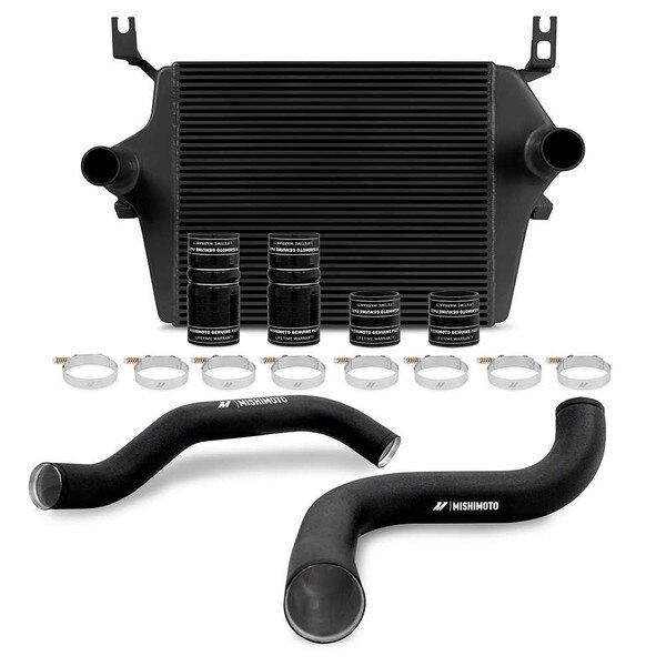 Intercooler Kit, Black/Black, fits Ford 7.3L Powerstroke 1999-2003 ...