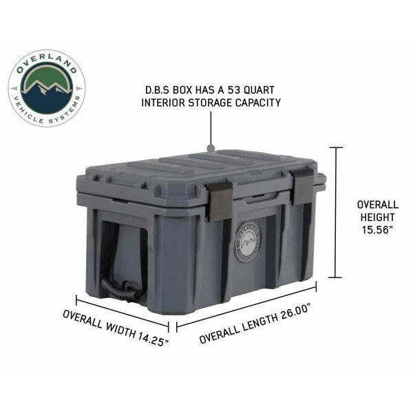 Stay Dry With 53 Quart Dry Box - Overland Vehicle Systems - 40100001